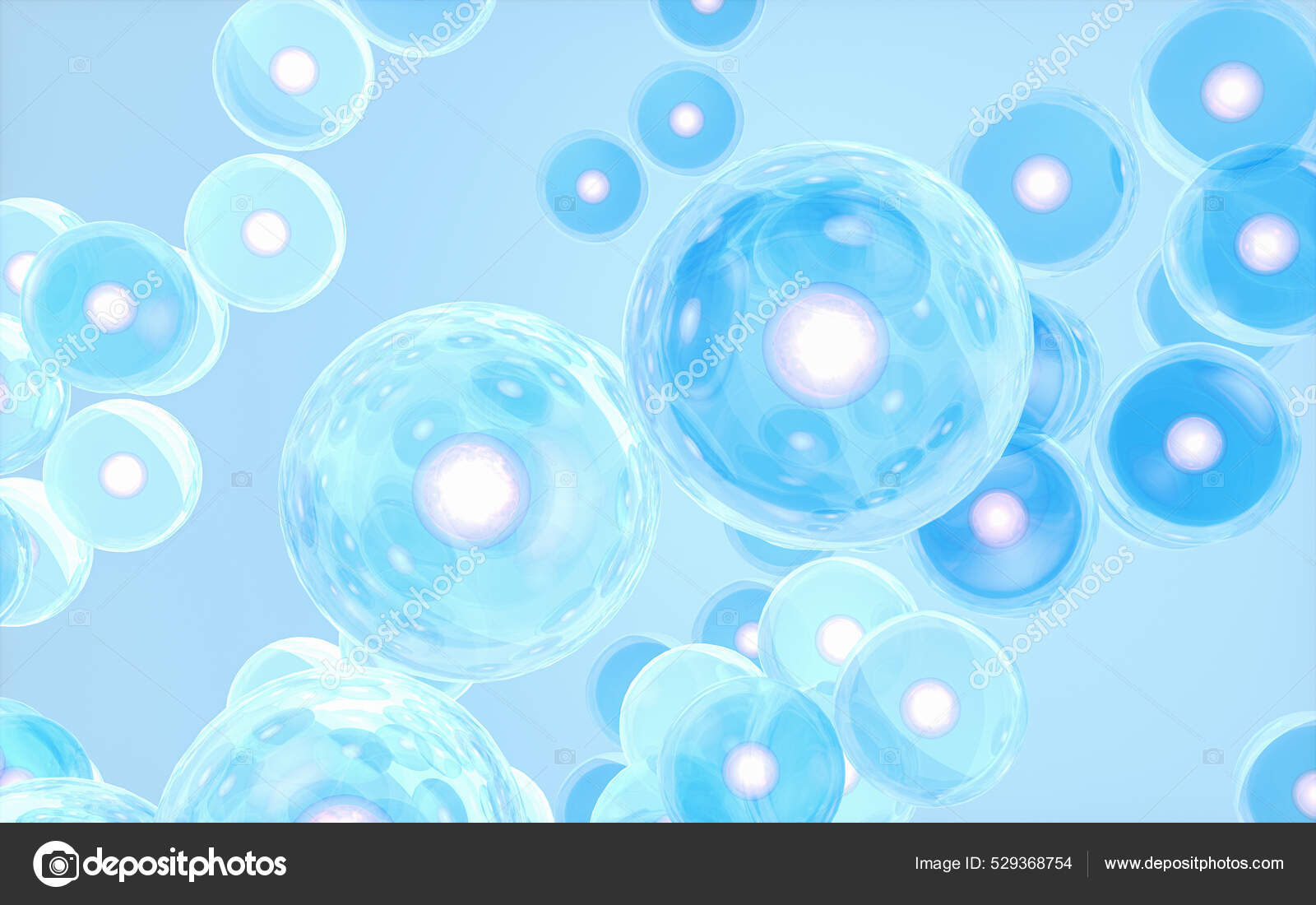 Cellular Structure Biology Concept Rendering Computer Digital Drawing ...