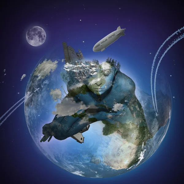 Earth Meditation - Stock Image - Everypixel