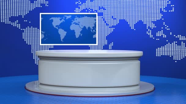 Virtual Studio News Wall Virtual News Studio Background Loop — Vídeo de ...