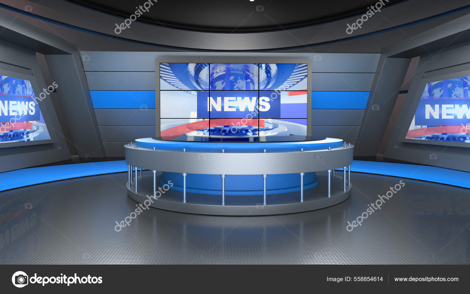 News Studio Background Free Download