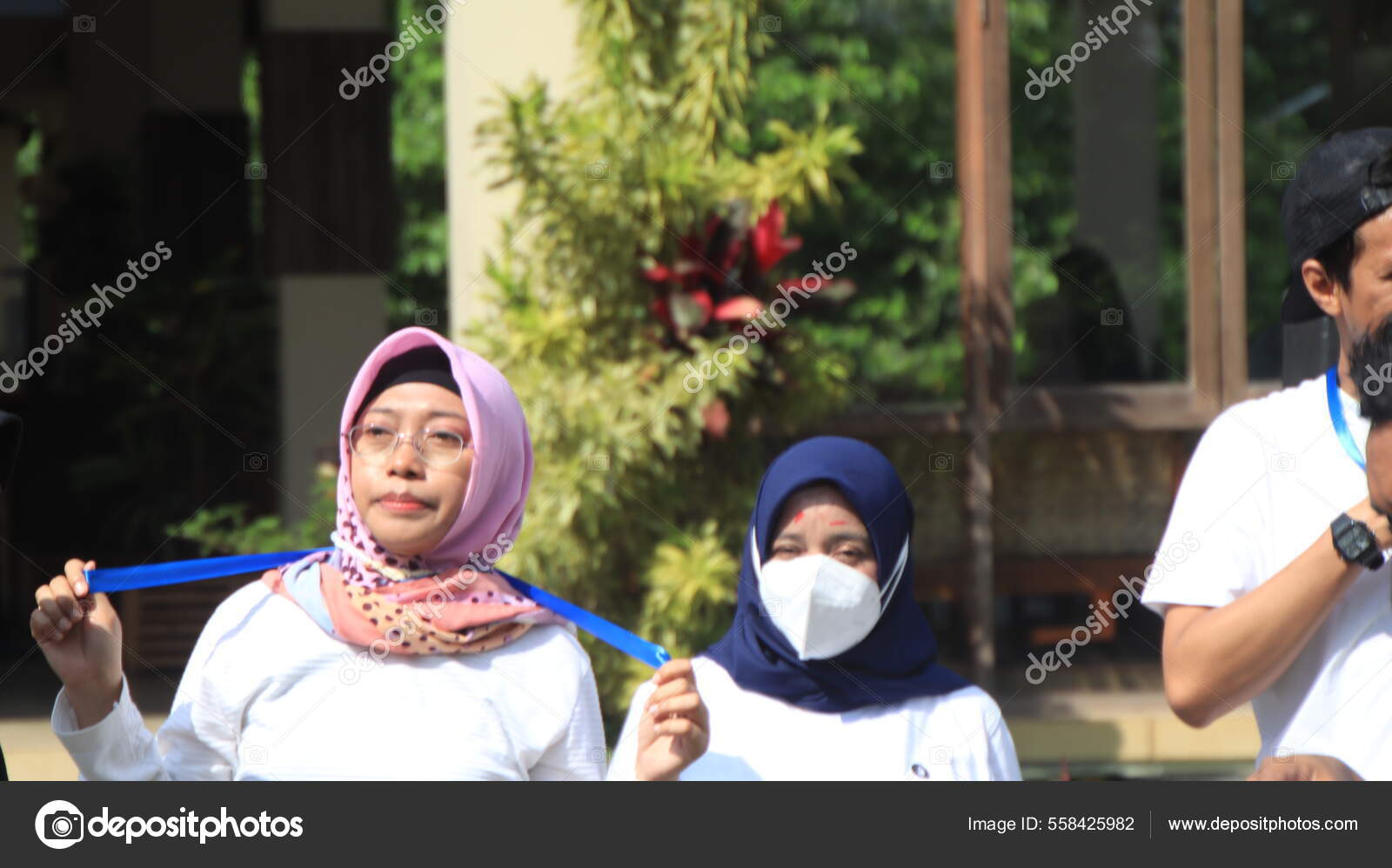 Group People Playing Together Playground Salatiga Indonesia December ...