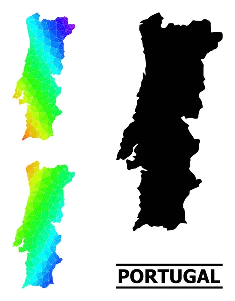 Stylized map portugal Vector Art Stock Images | Depositphotos