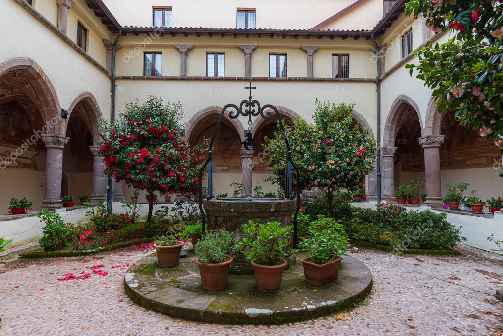 Roccamonfina. Sanctuary of the Madonna dei Lattani. It is located on ...