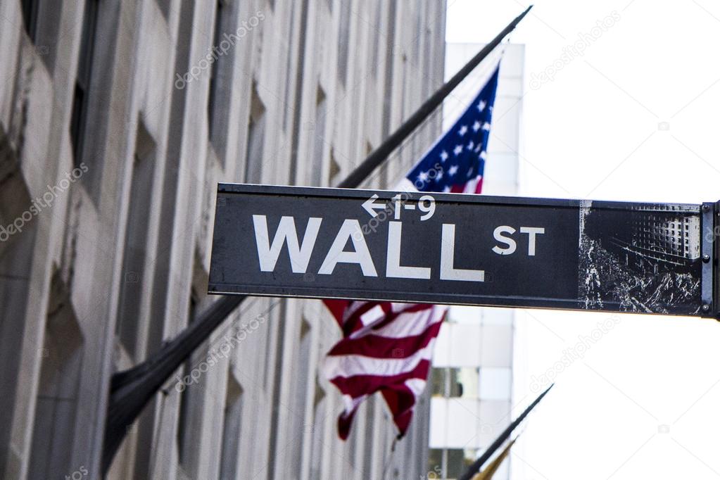 Wall Street Sign New York City Stock Photo by ©ndphoto 26577655