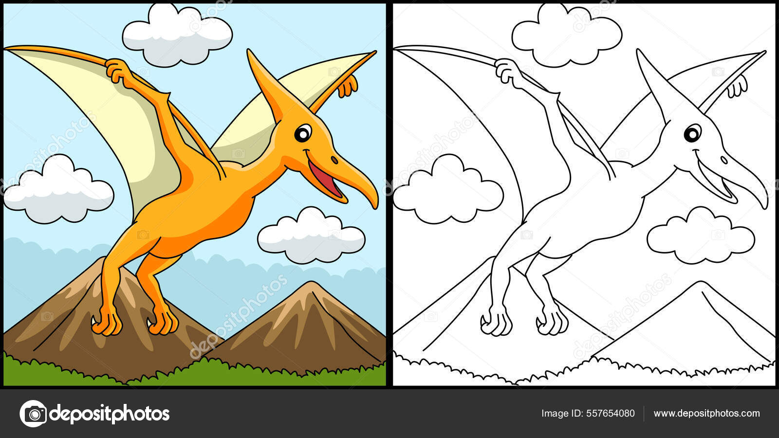 Página Para Colorear De Pteranodon How To Draw PTERANODON Vs