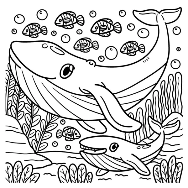 100,000 Cute whale coloring pages Vector Images | Depositphotos