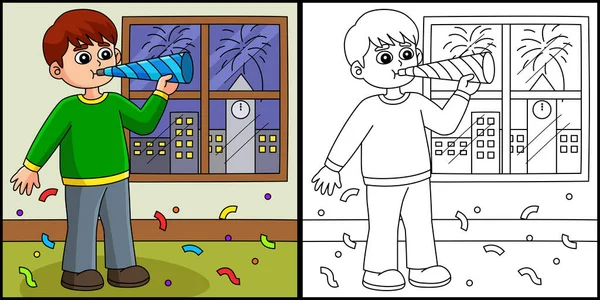 Image vectorielle Cette Page Colorier Montre Pompier Avec Seau D'eau ...