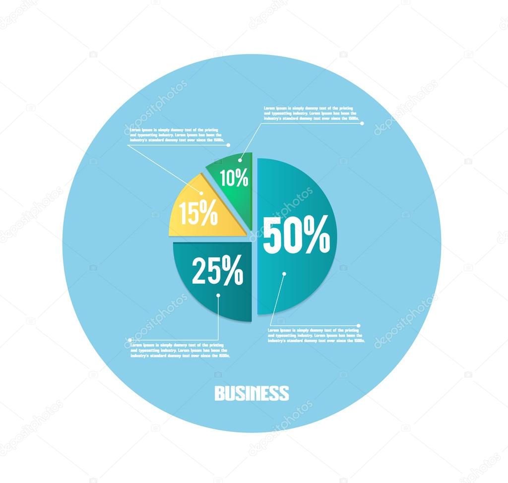 Business pie chart Stock Vector Image by ©robuart #43675147