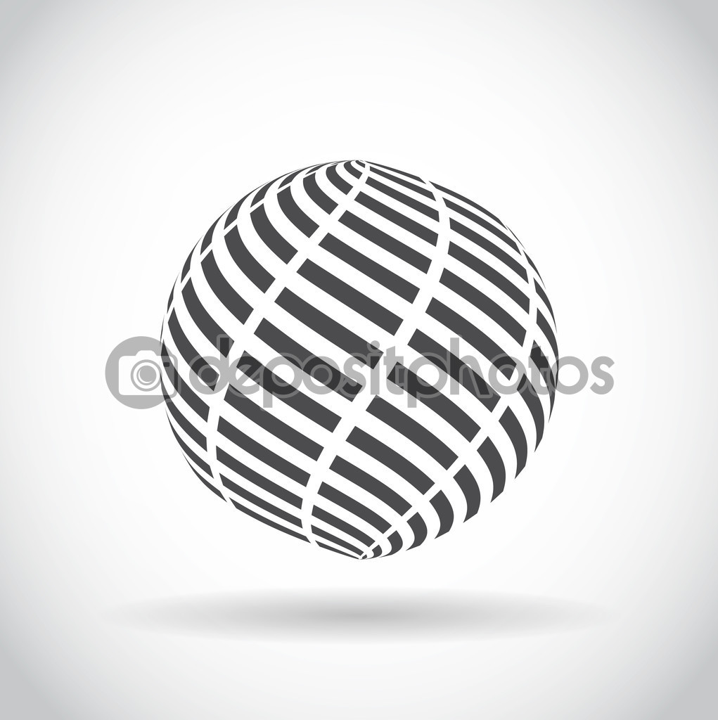 Abstract swirl sphere globe symbol Stock Vector by ©robuart 48088941
