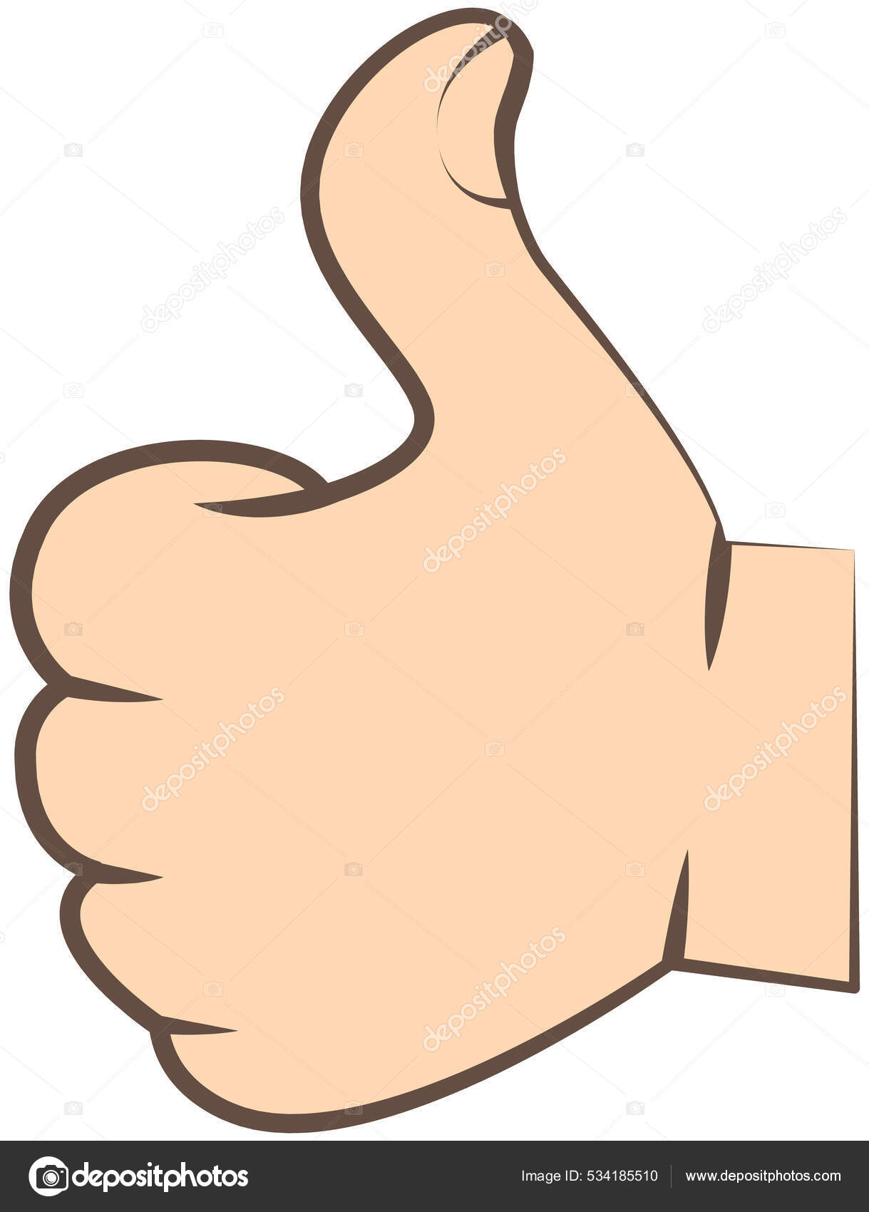 Mano humana mostrando símbolo Like. Haciendo gesto de pulgar hacia ...