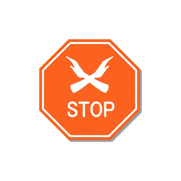 Red Cross Symbol Of Denial Rejection Deletion No Icon For Negative Voice Choice Sticker