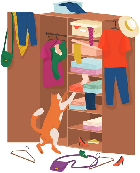 Messy Closet Clipart