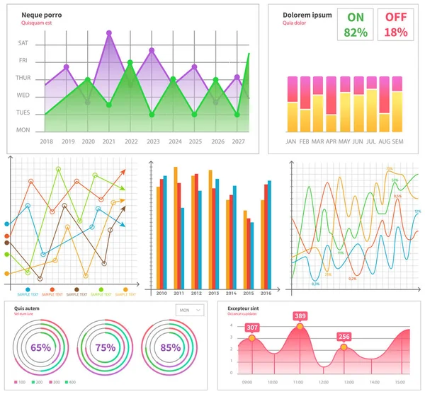 Image vectorielle Modèle Vectoriel Diagramme Infographique Conception ...