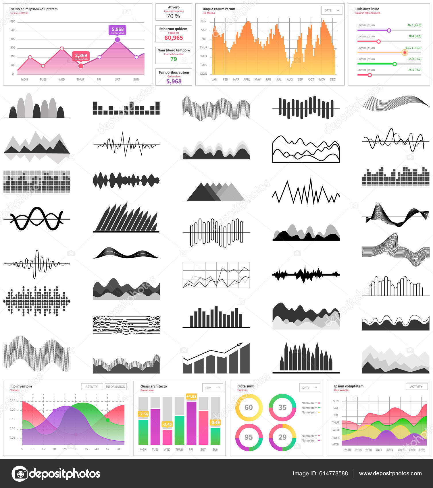 Image vectorielle Modèle Vectoriel Diagramme Infographique Conception ...