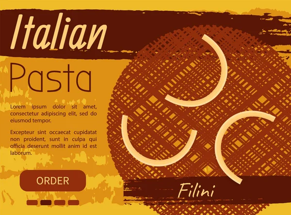 Italian National Cuisine Cafe Banner Design Store Restaurant Menu ...