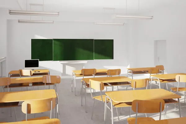 Photos: old school classroom | Old school classroom — Stock Photo ...