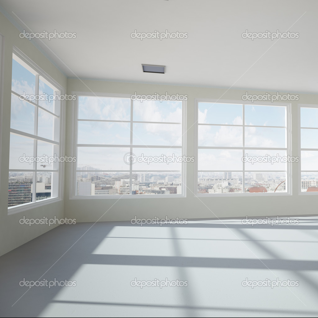 Empty modern office room — Stock Photo © fabian19 #38361145
