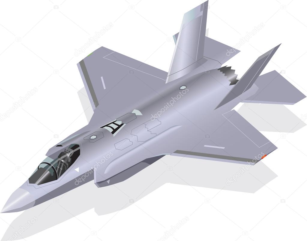 F-35 Fighter — Stock Vector © raymondgibbs #26422779