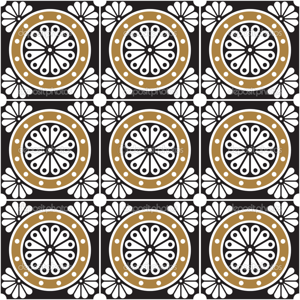 Seamless Vintage Gothic Texture Background Stock Vector by ...