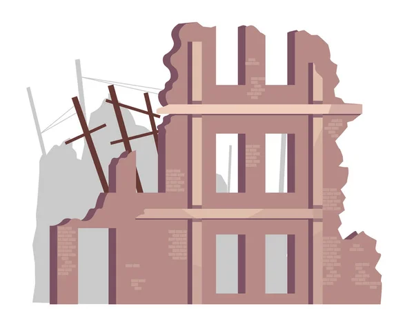 Ruined city Vector Art Stock Images | Depositphotos