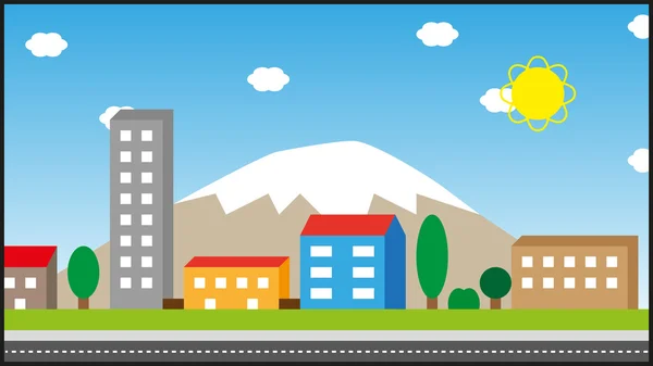 Sunny town Stock Vectors, Royalty Free Sunny town Illustrations ...