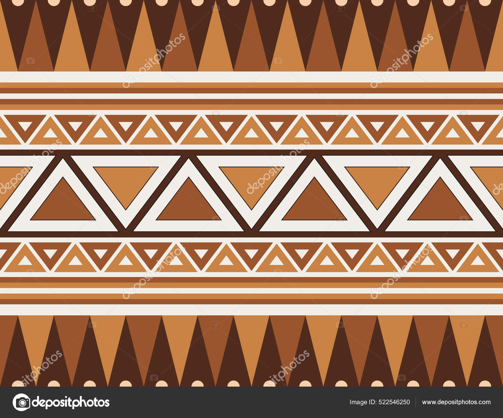 African Print Fabric Vector Seamless Tribal Pattern Traditional Ethnic ...