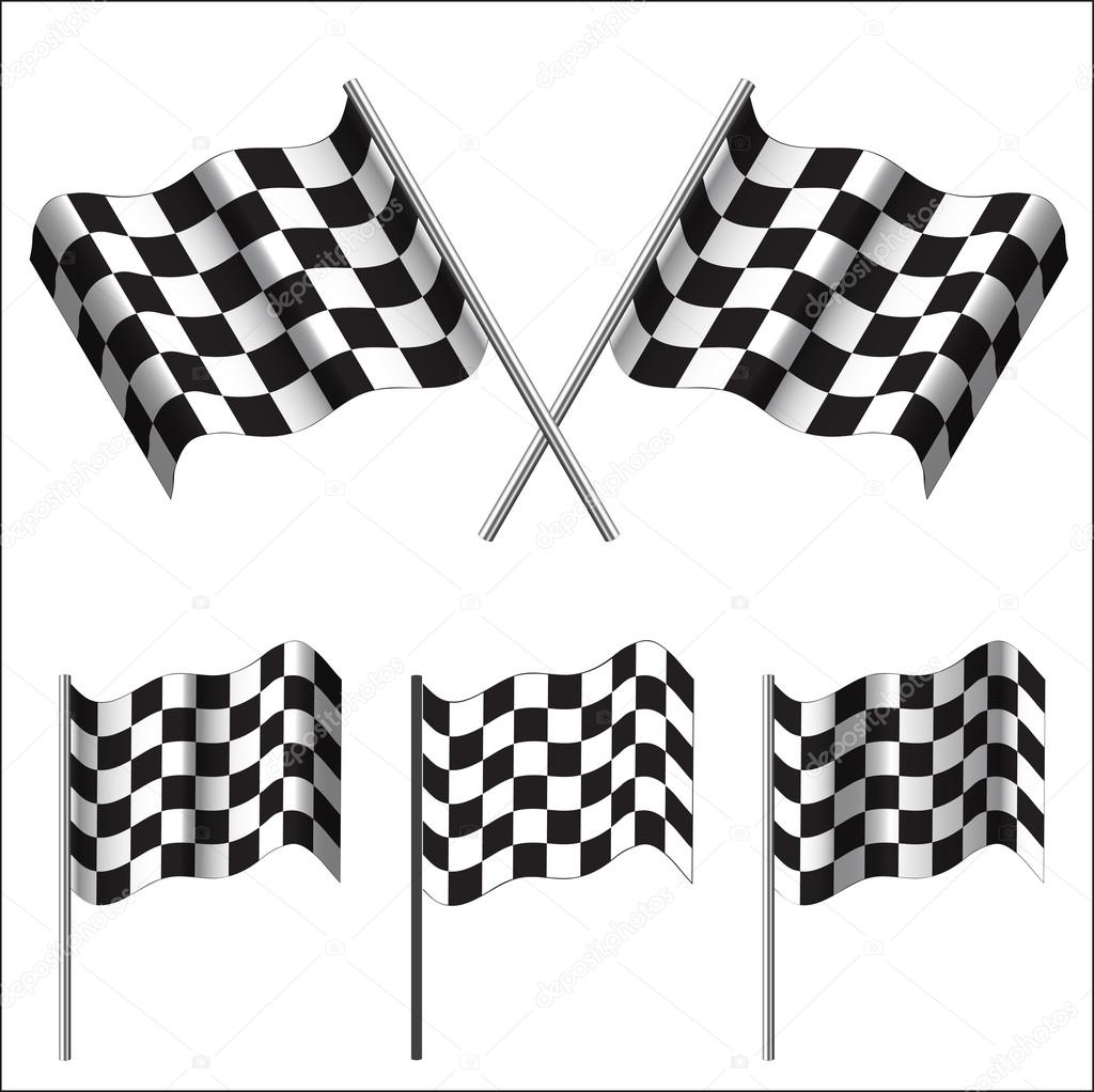 Checkered Flags (racing). Vector Stock Vector Image by ©Roxiller #36755589 Checkered Flags (racing). Vector Stock Vector Image by ©Roxiller #36755589