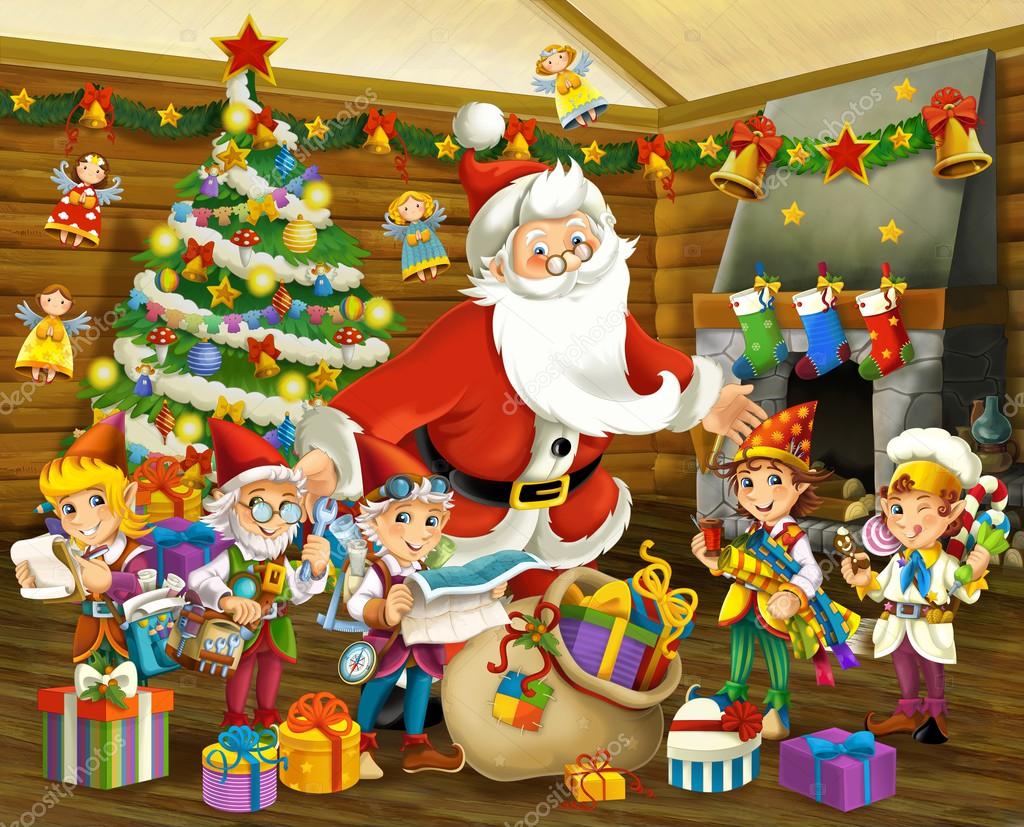 Santa dwarfs | The santa claus - the christmas tree - and the dwarfs ...