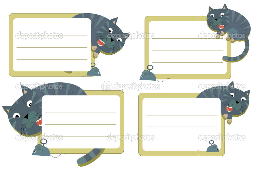 The label with place for text Stock Illustration by ©agaes8080 #34216913