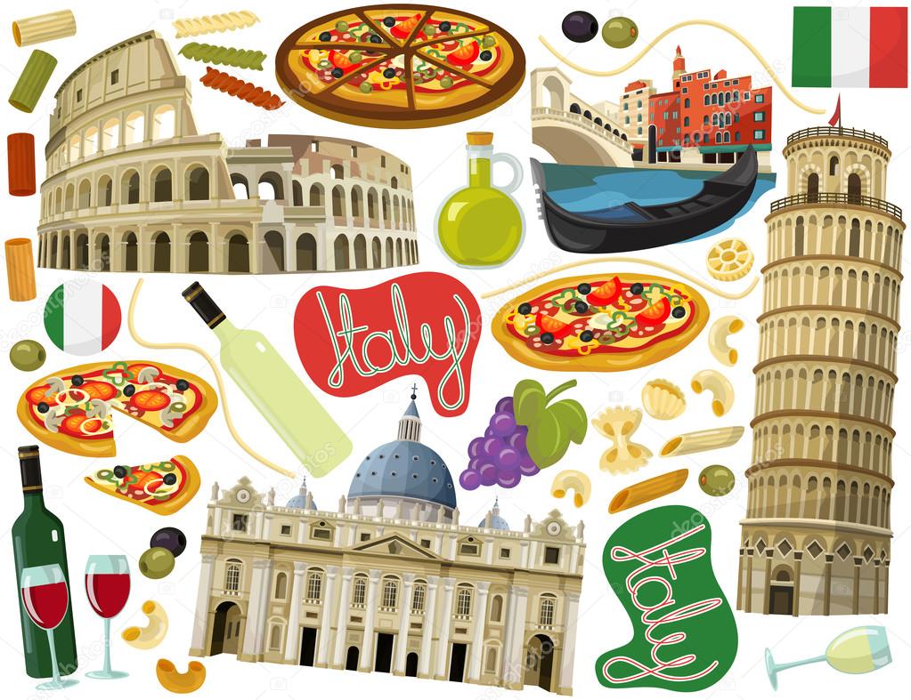 National elements of Rome Stock Illustration by ©agaes8080 #42903587