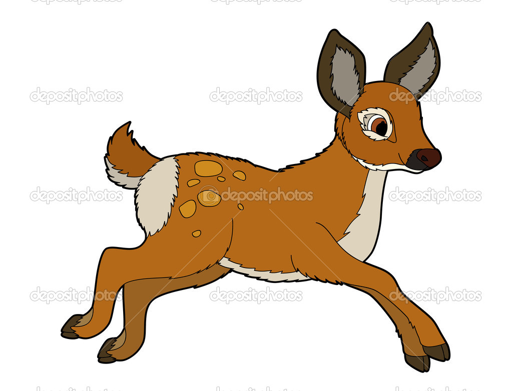 Chevreuil de bande dessinée image libre de droit par agaes8080 © #46731783