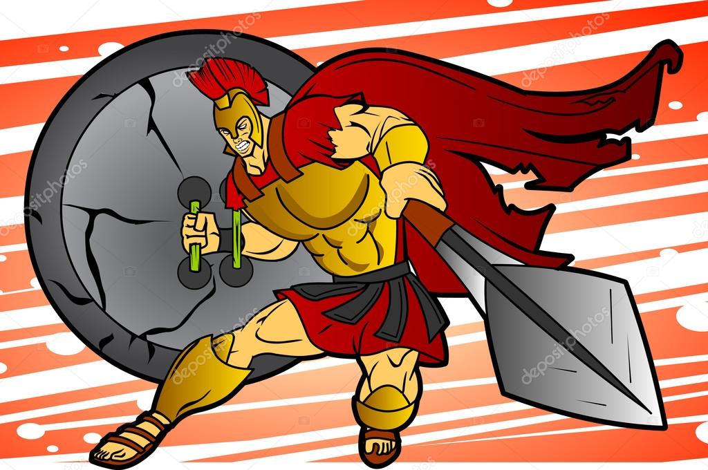 Trojan Warrior Cartoon