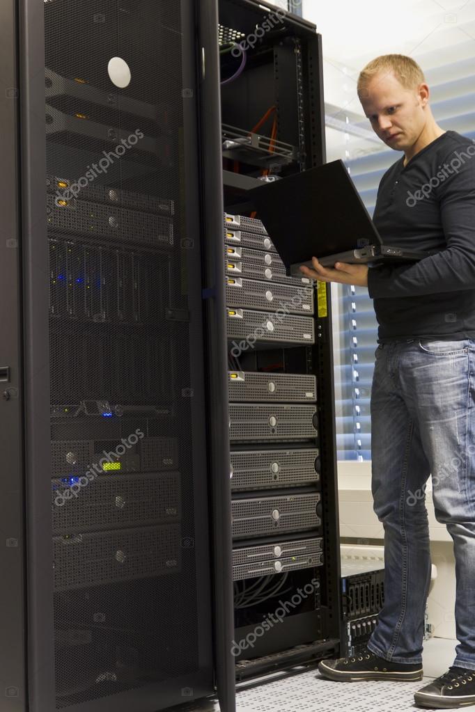 IT Engineer Monitoring Systems Stock Photo by ©kjekol 27589635
