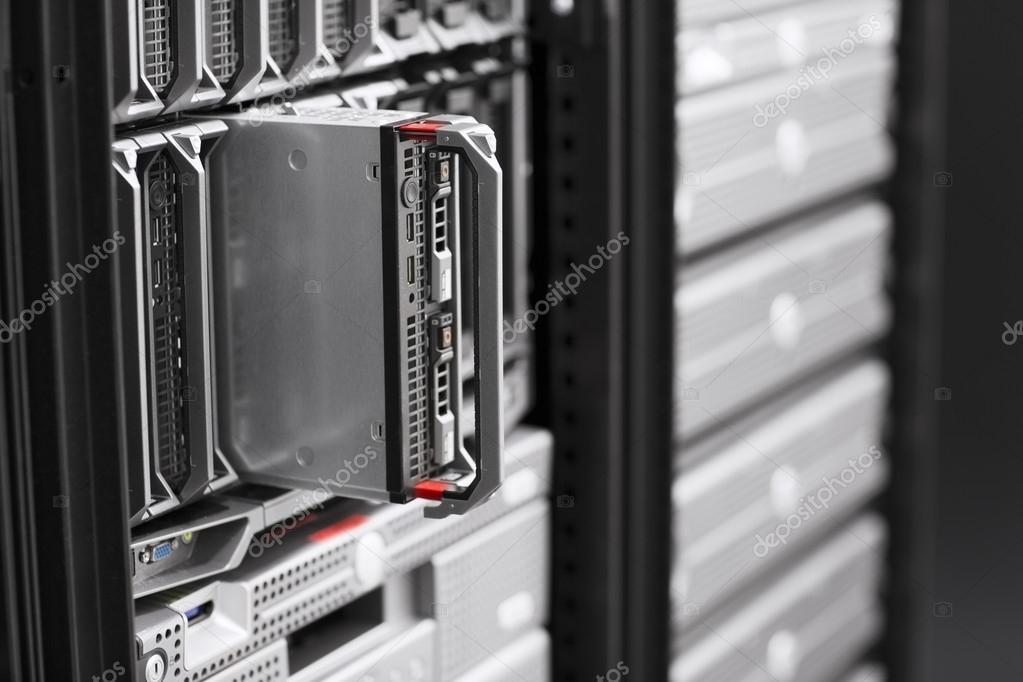 Blade Server Installation — Stock Photo © kjekol #28026177