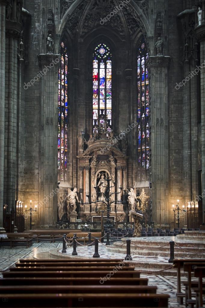 Architecture inside of the Milan Cathedral Stock Photo by ©kjekol 28028913
