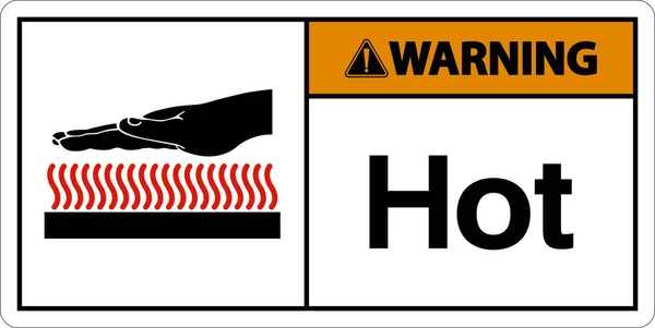 Hot Warning Sign