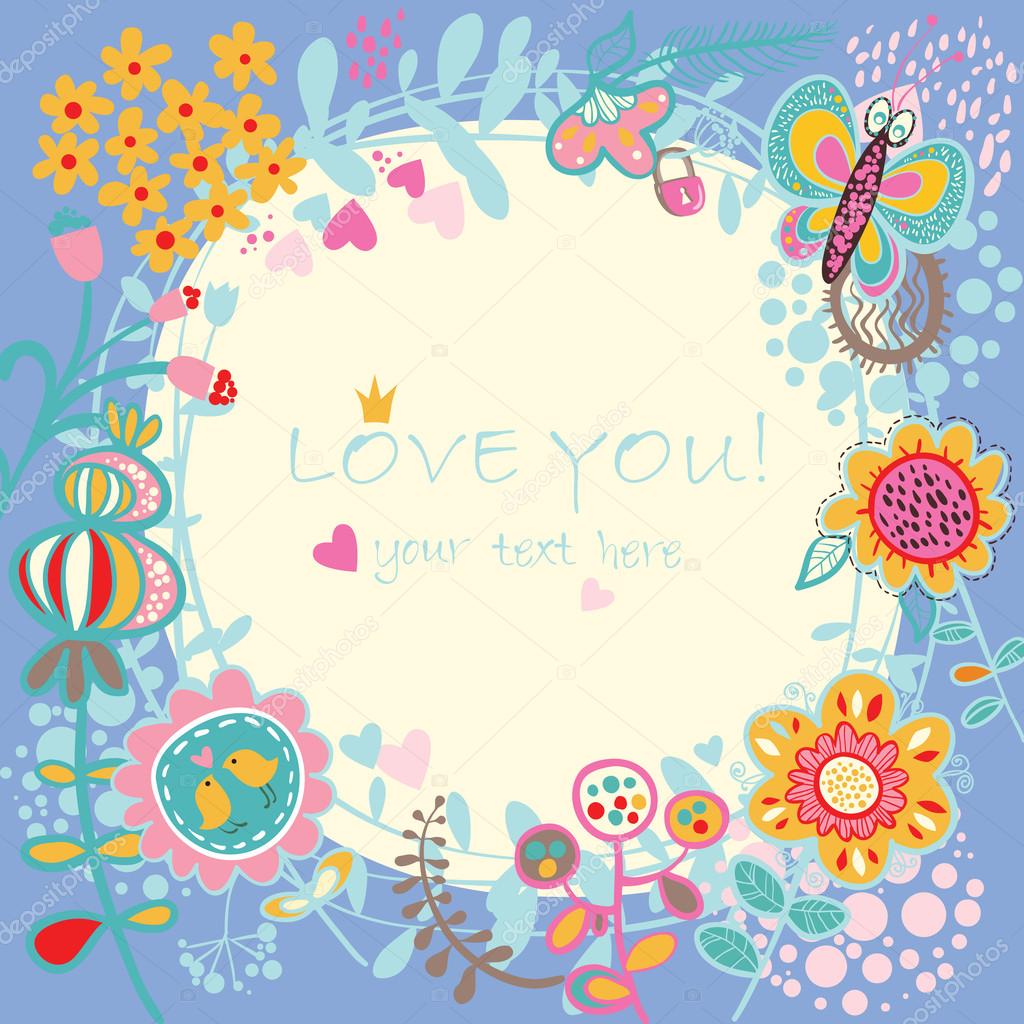 Floral Love background. Stock Vector Image by ©kite-kit #35984929