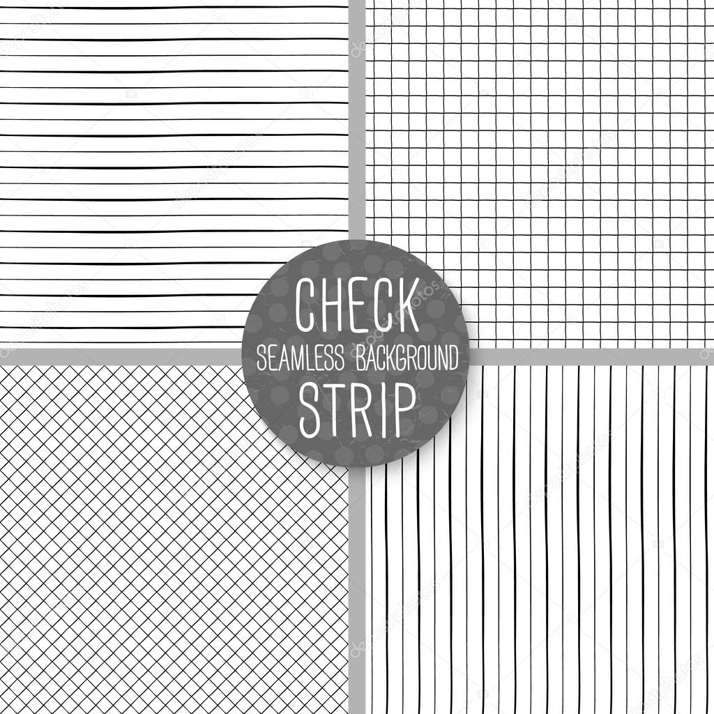 Check and Strip Seamless pattern. Stock Vector Image by ©kite-kit #41475683