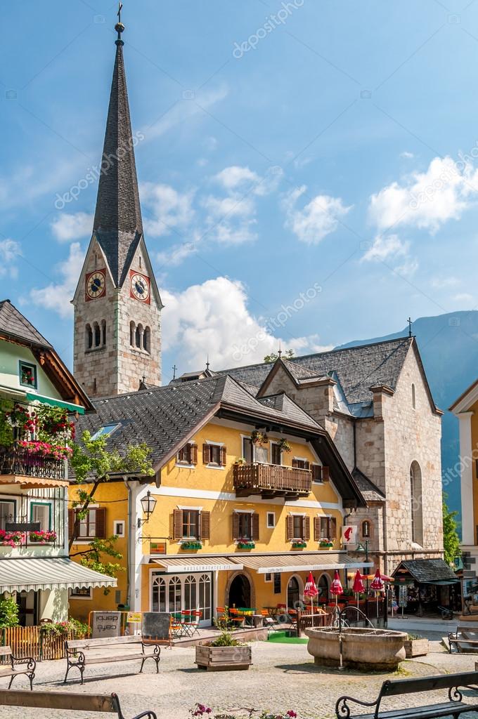 Hallstatt Square Stock Photo by ©milosk50 28710359