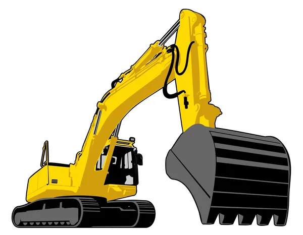 Excavator Vector Clipart