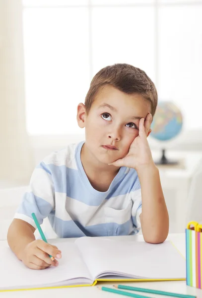Little boy thinking Stock Photos, Royalty Free Little boy thinking ...