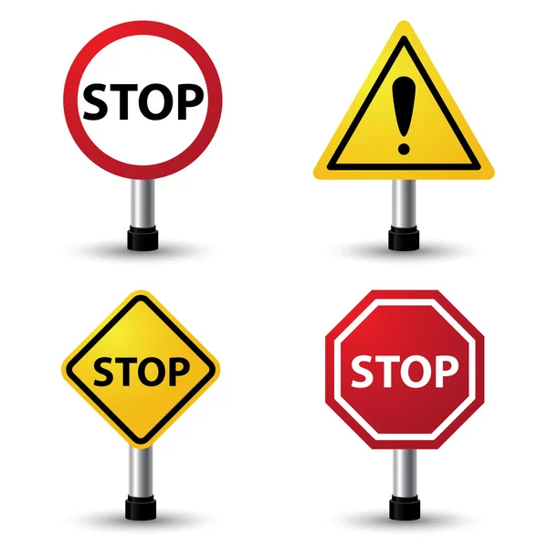 2,085 Stop sign post Vector Images | Depositphotos