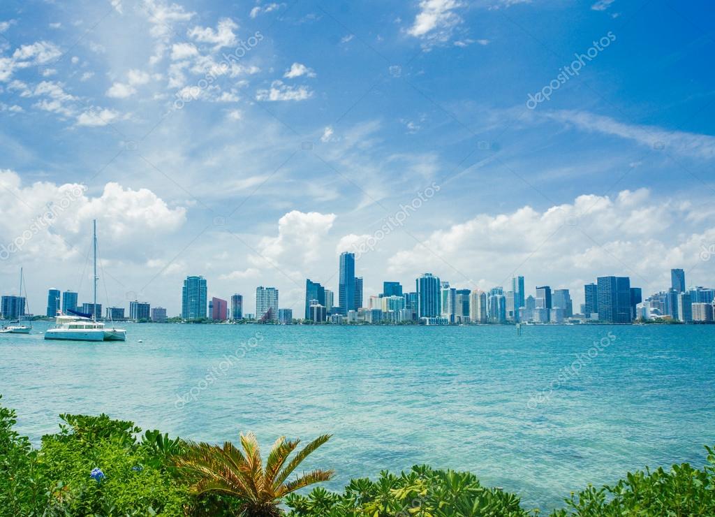 Miami skyline at daytime Stock Photo by ©ehaurylik 38062447