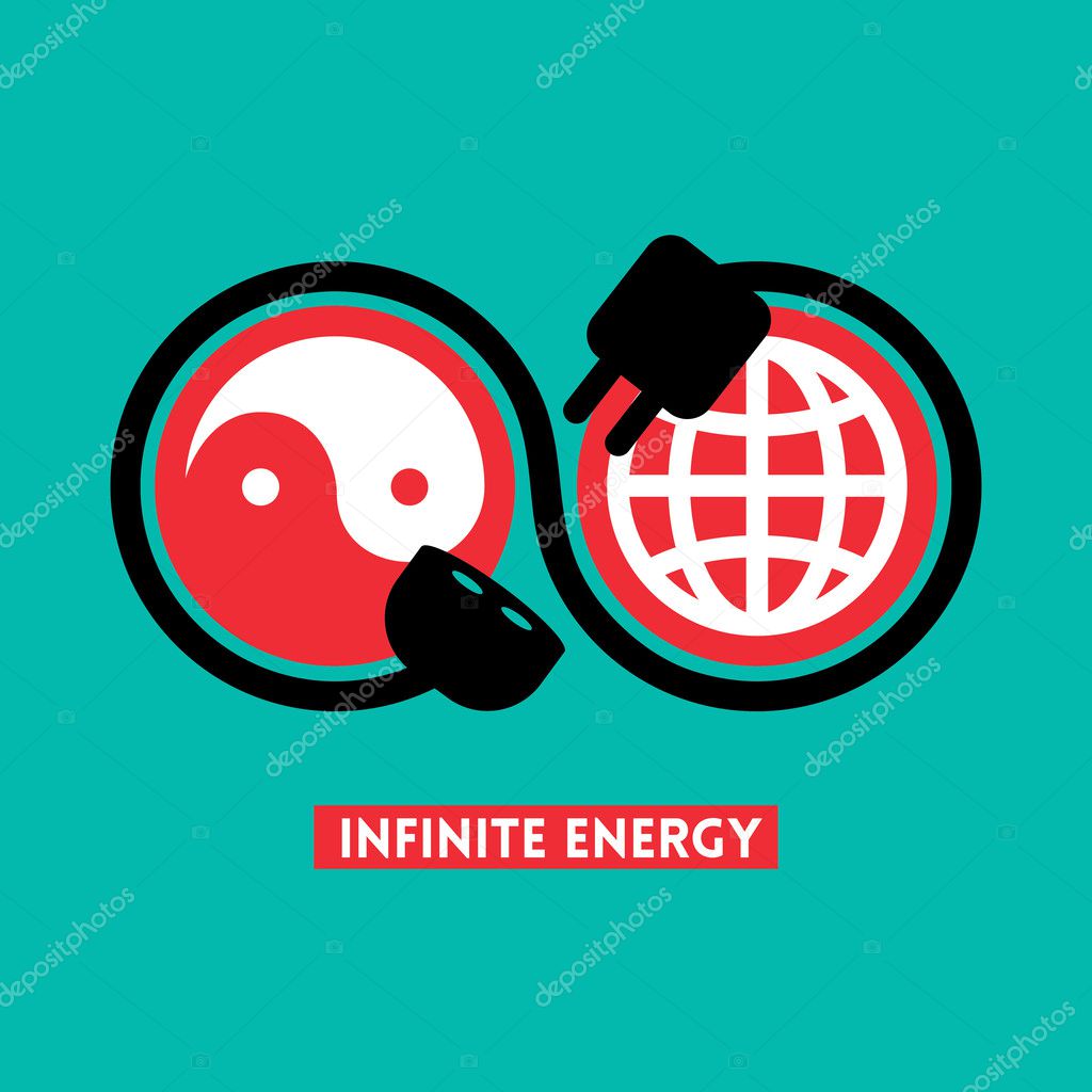 Infinite Energy concept illustration Stock Vector by ©kraphix 49827751