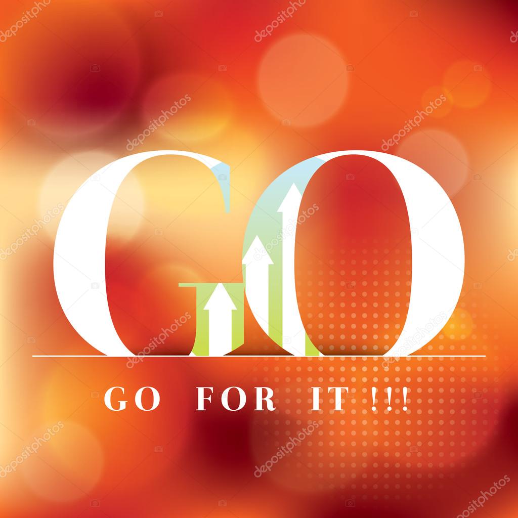 Go for it Stock Vector Image by ©kraphix #50331323