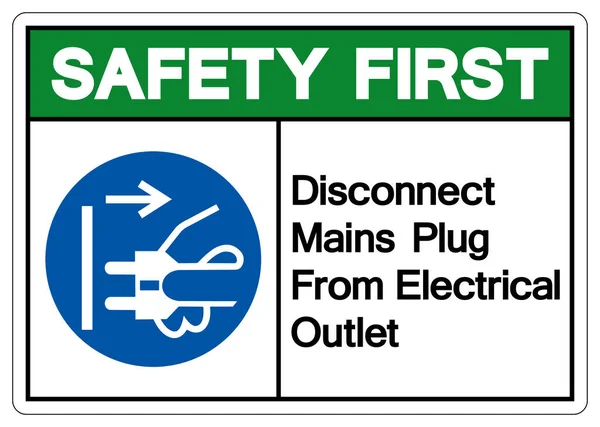 Pull Plug Symbol Sign,Vector Illustration, Isolated On White Background ...