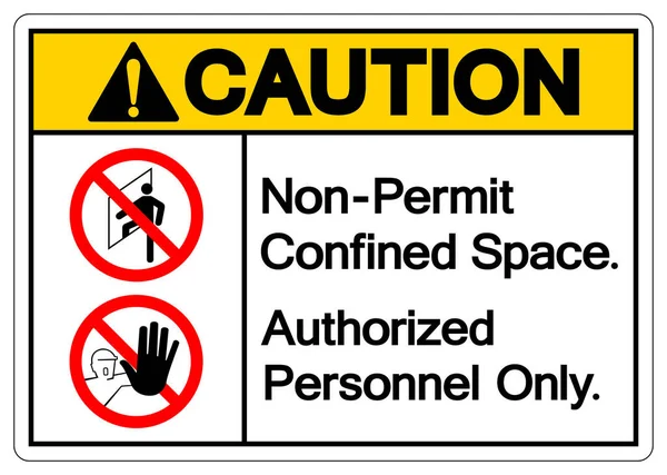 Safety First Confined Space Do not enter without obtaining a permit ...