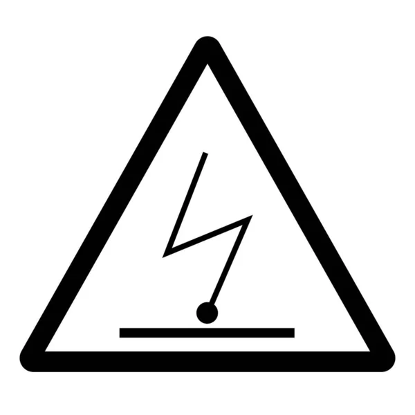 Danger Electricity Symbol Sign ,Vector Illustration, Isolate On White ...