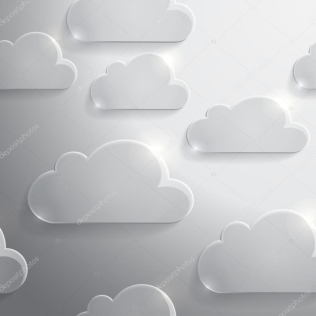 Vector glass button pattern with cloud icon Stock Vector Image by ...