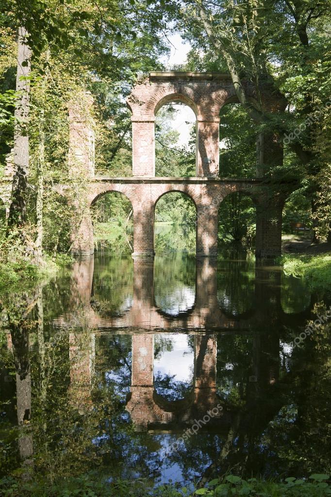 The aqueduct in Arkadia park, Poland Stock Photo by ©selenar 28066185